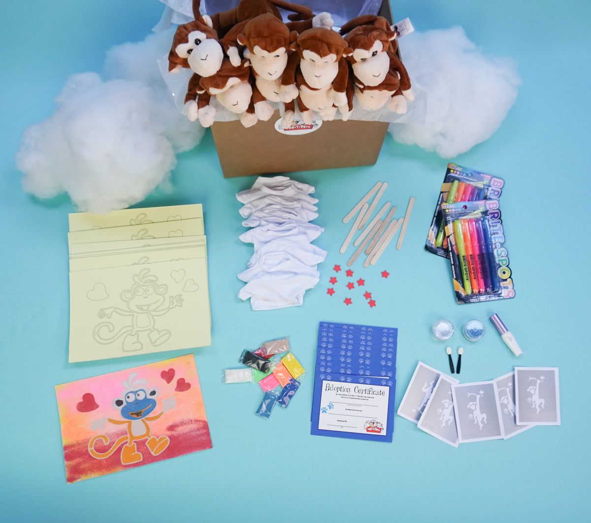 MONKEY TEDDY MAKING KITS FOR KIDS OF ALL AGES – Par-T-Pets