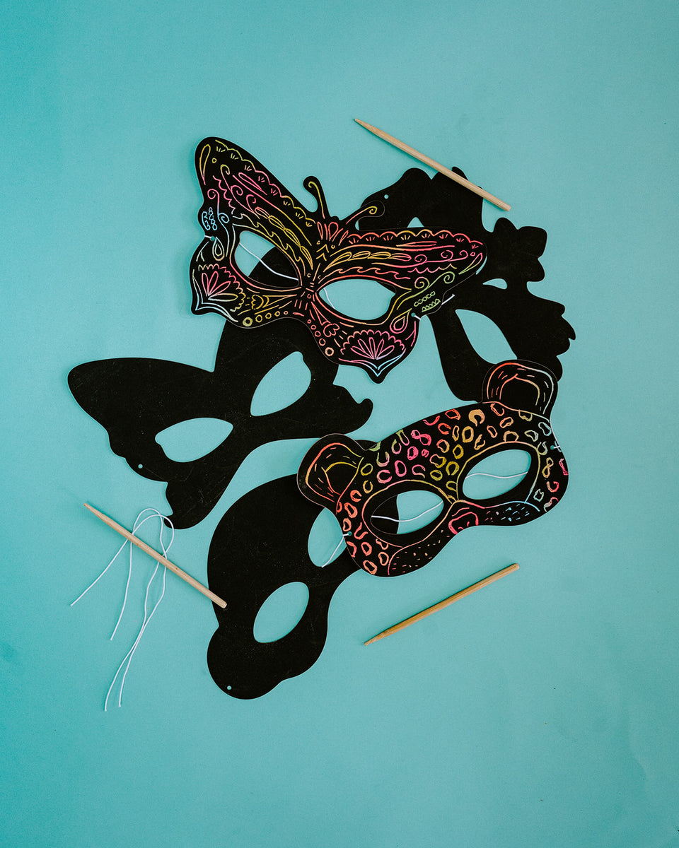 SCRATCH ART MASK KIT – Par-T-Pets