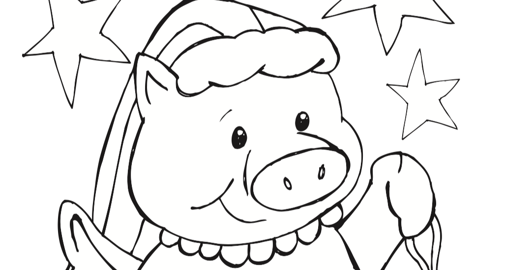 pig coloring pages images